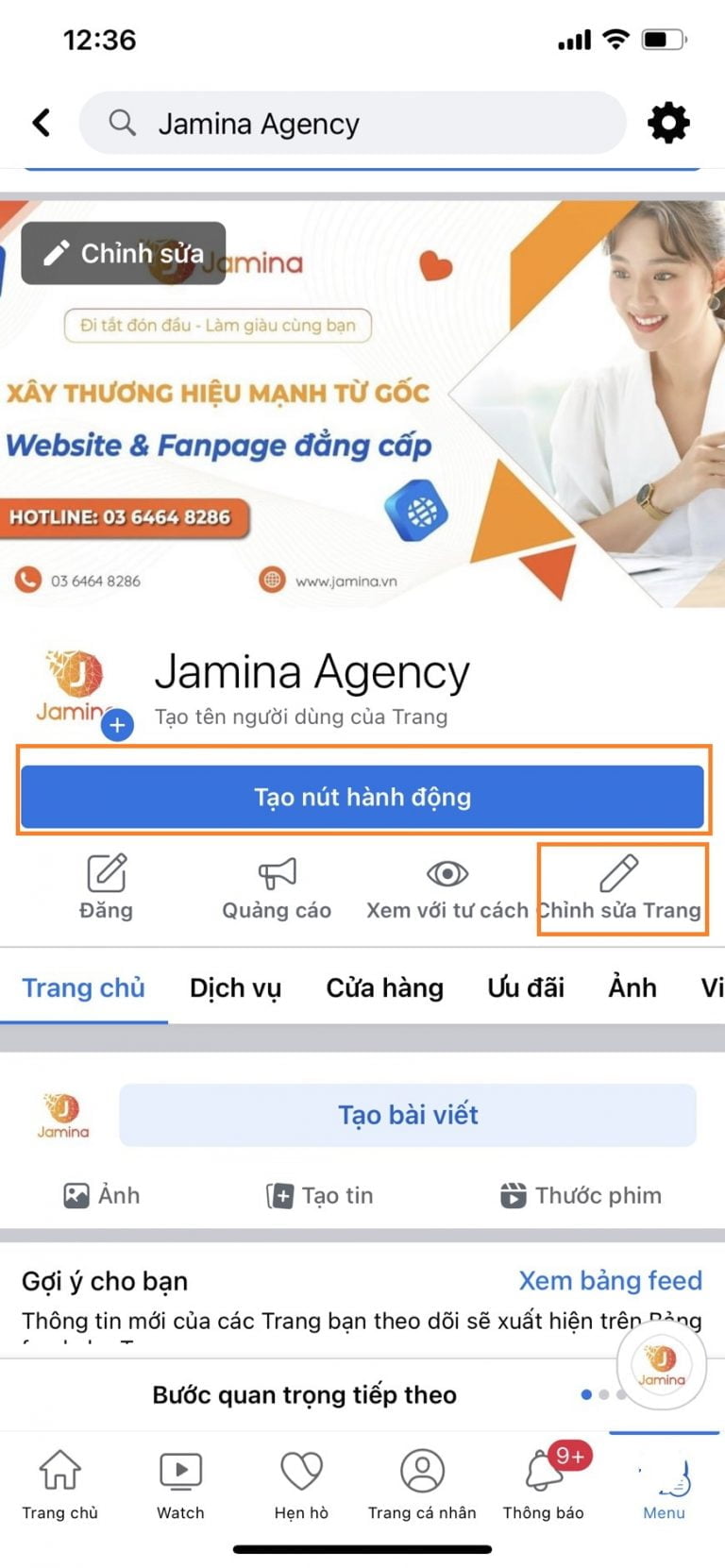 Cách tạo trang Fanpage Facebook giao diện mới nhất 2023 - Jamina